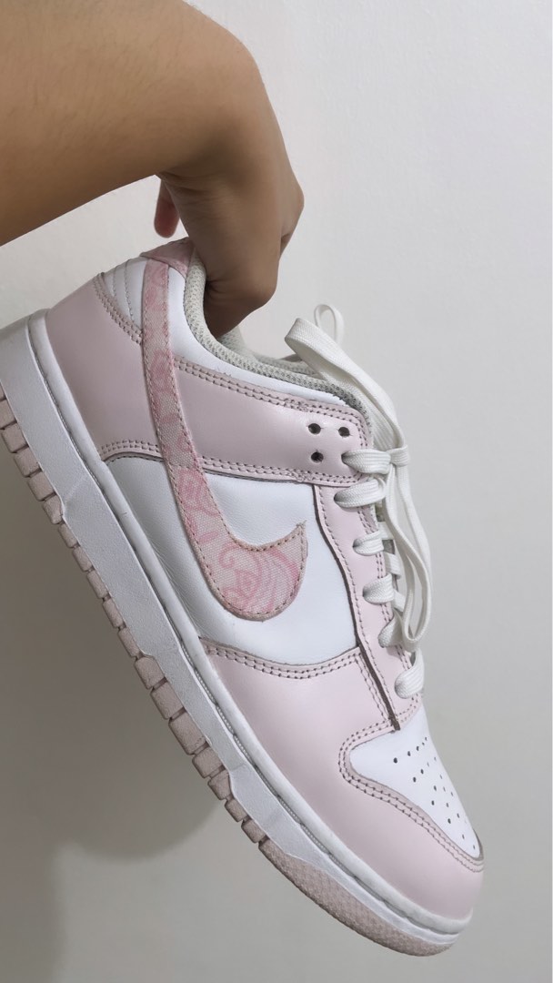 Nike Dunk Low Pink Paisley, Women's Fashion, Footwear, Sneakers on ...