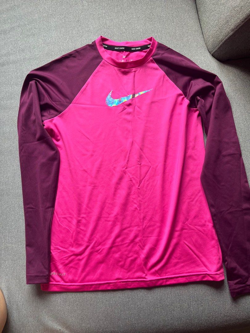 Nike Swimwear, Women's Fashion, Swimwear, Rash guard on Carousell