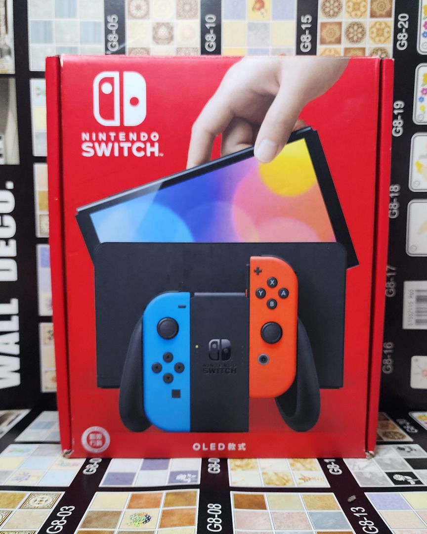 NINTENDO SWITCH OLED NEON COMPLETE UNDER WARRANTY, Video Gaming, Video ...