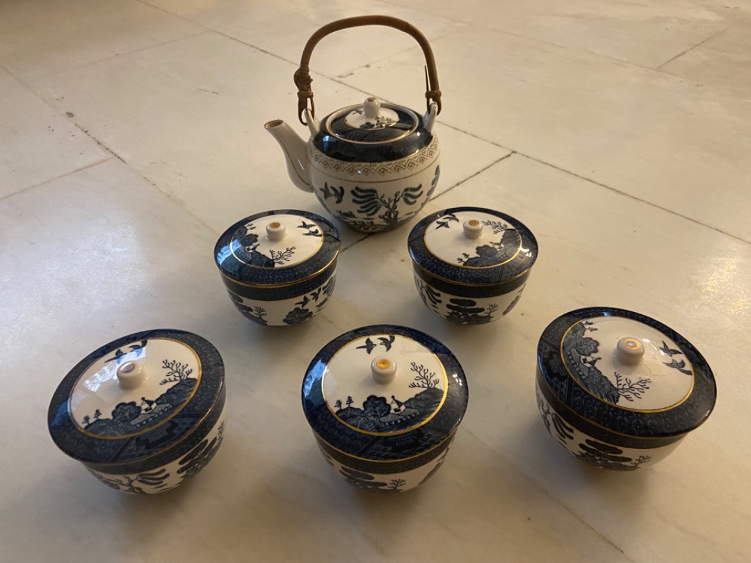 Noritake Double Phoenix Nikko Tea Set - Made in Japan, Furniture & Home ...