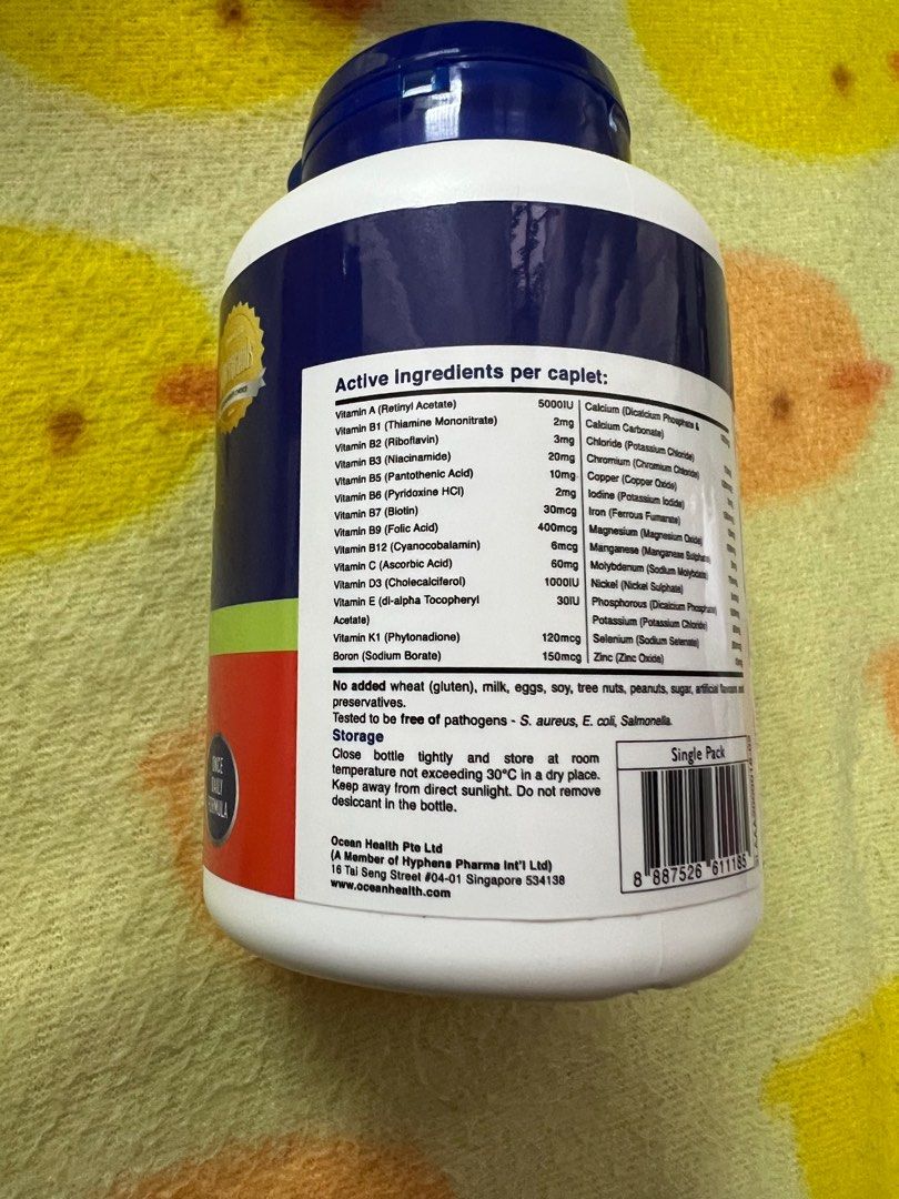 Ocean Health Women’s Multi Gummies (for Hair, skin & Nails), Immunity ...