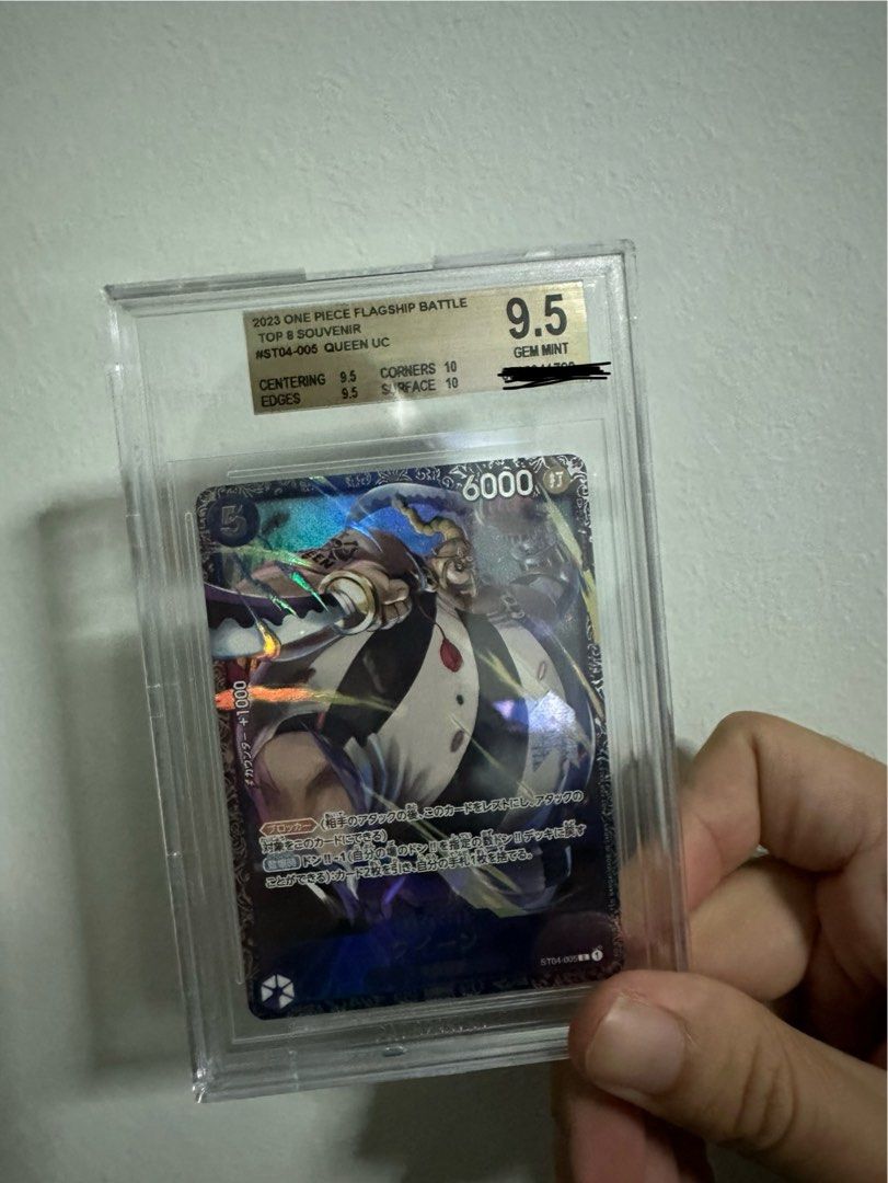 One piece TCG flagship Queen BGS, Hobbies & Toys, Toys & Games on Carousell