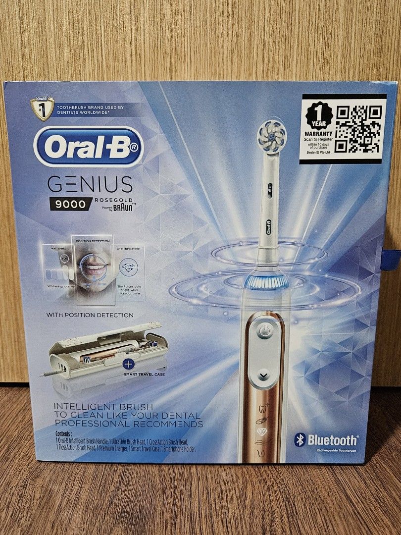 Oral B Genius 9000 Electric Toothbrush, Beauty & Personal Care, Oral ...