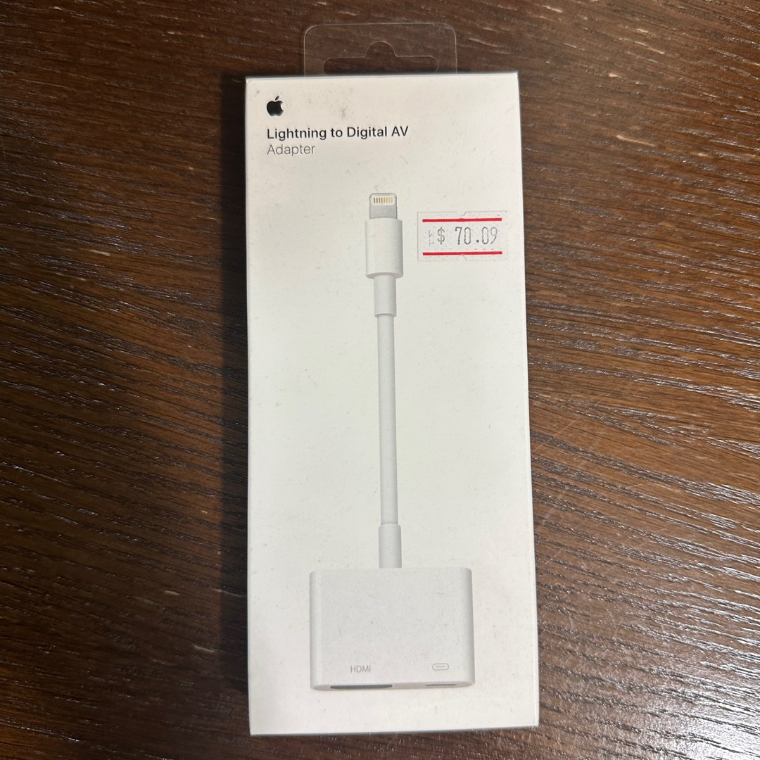 Original Apple Lightning to HDMI Adapter, Computers & Tech, Parts ...