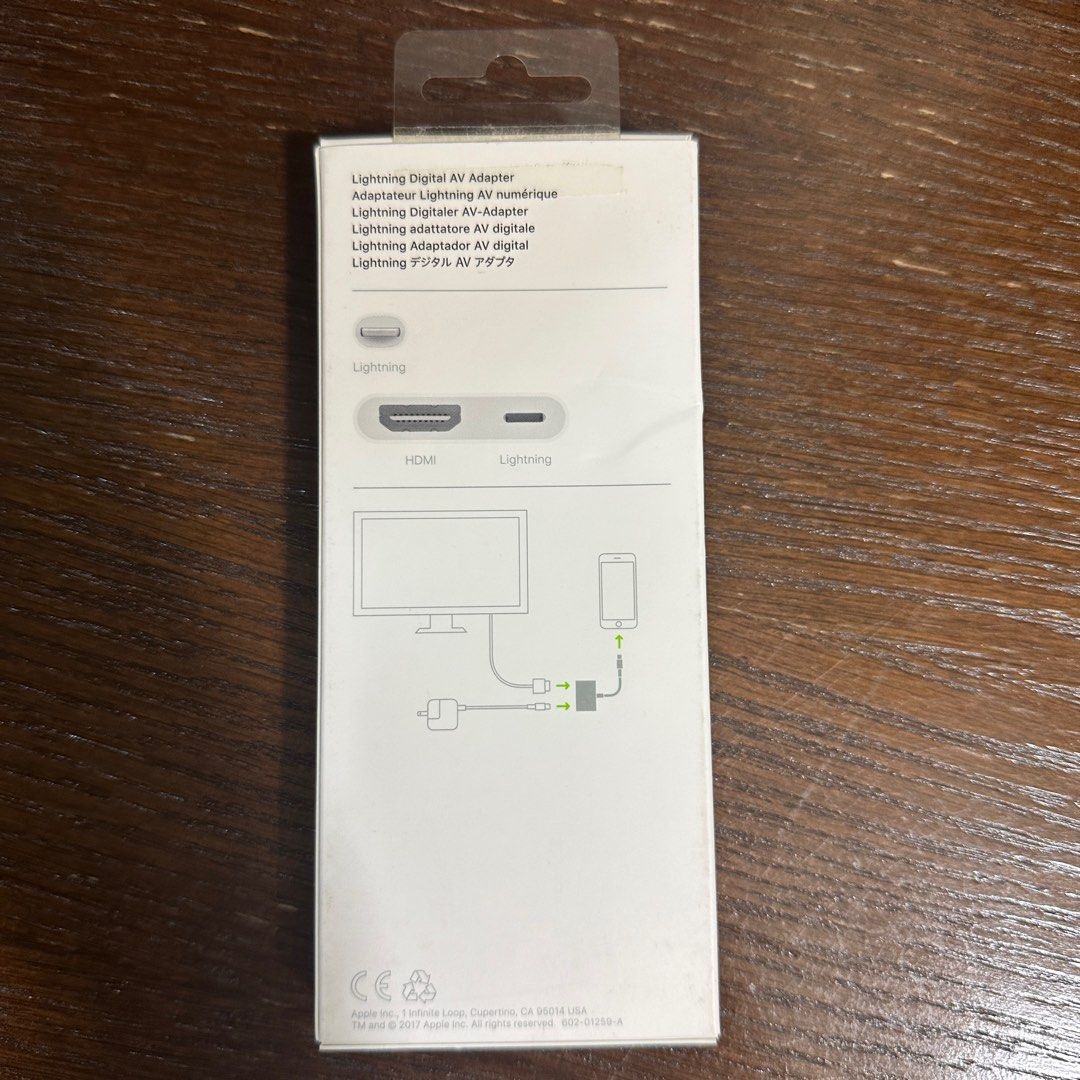 Original Apple Lightning to HDMI Adapter, Computers & Tech, Parts ...