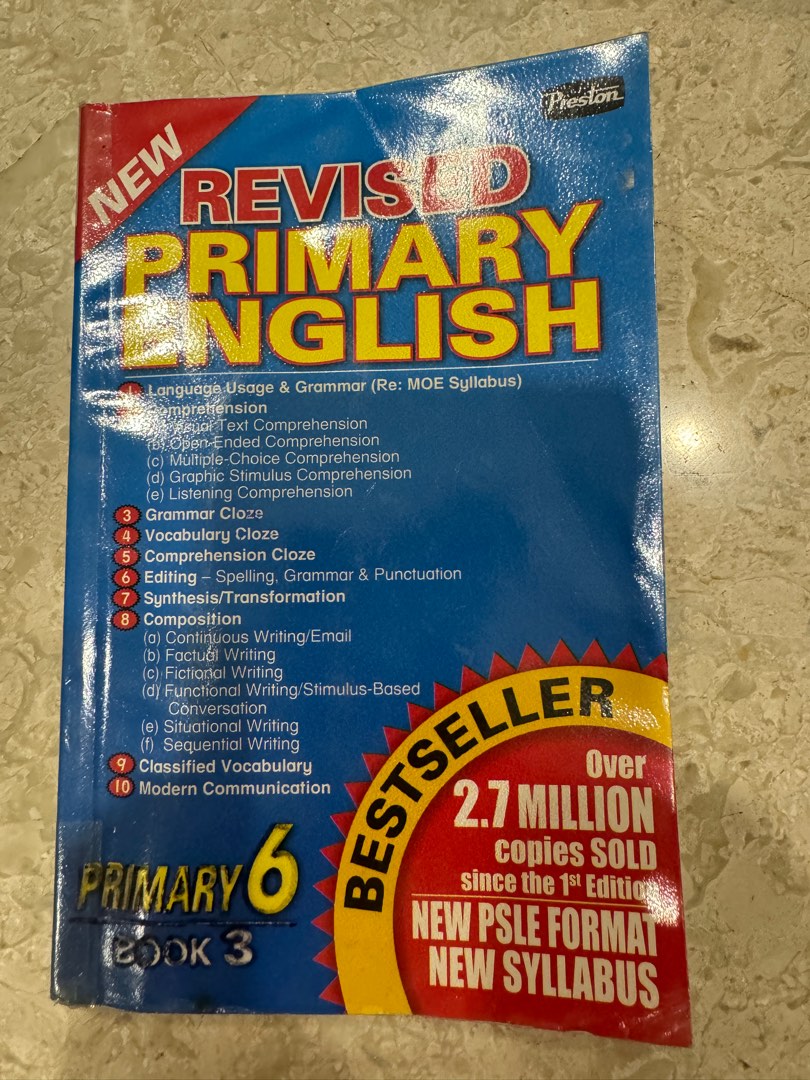 (Reserved) P6 Primary English, Hobbies & Toys, Books & Magazines ...