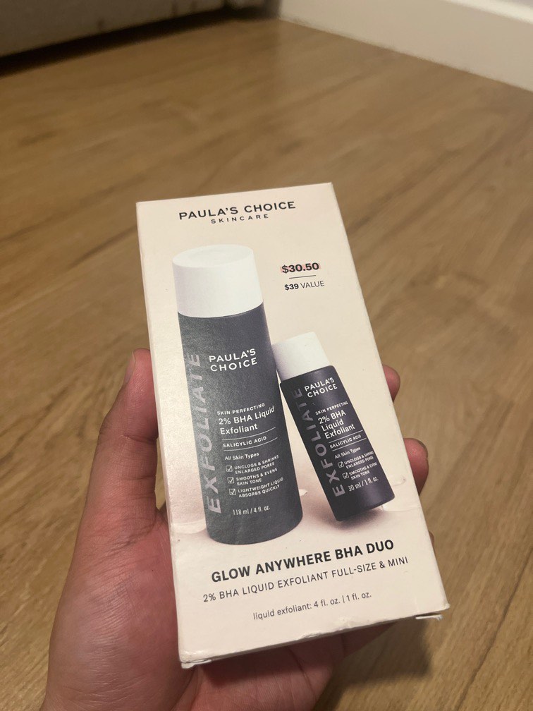 Paula’s Choice 2% BHA Liquid Exfoliant 4 fl oz & 1 fl oz, Beauty ...