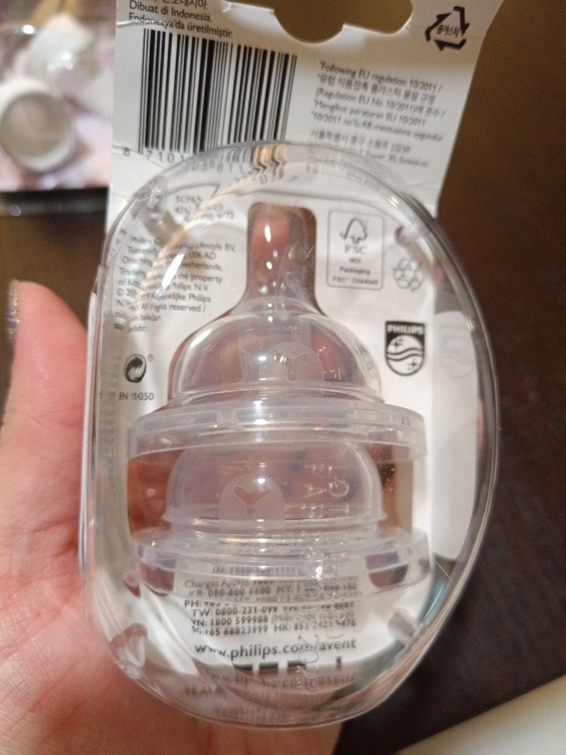 Philips Avent Classic+ teats 6m+ size 2 & size Y, Babies & Kids ...