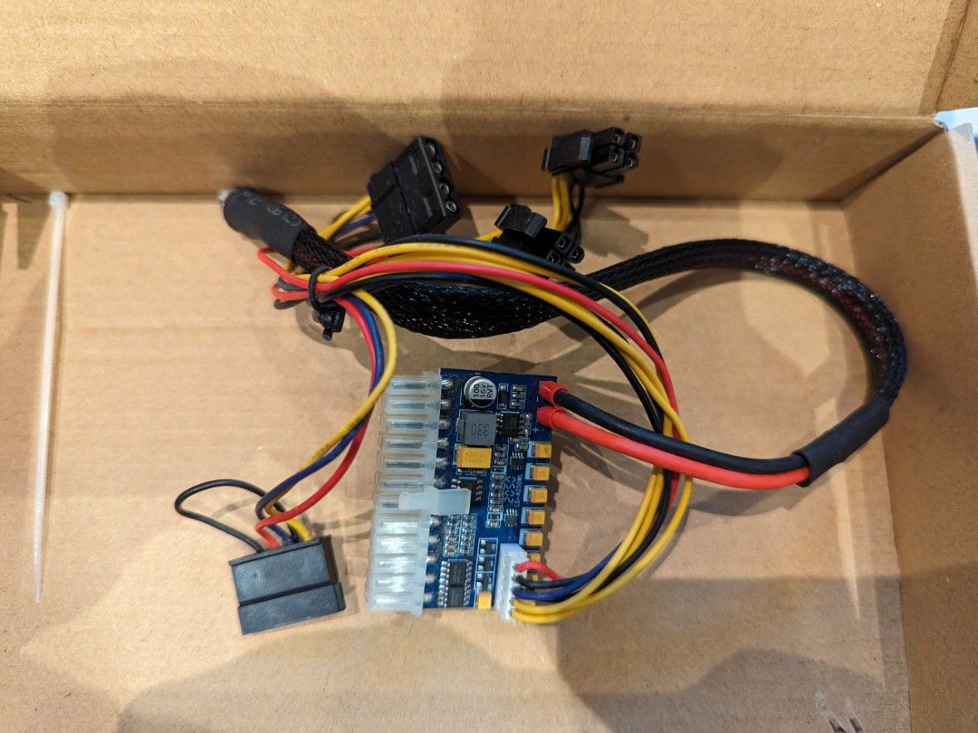 PicoPSU DC ATX power supply with 120W power brick, Computers & Tech ...