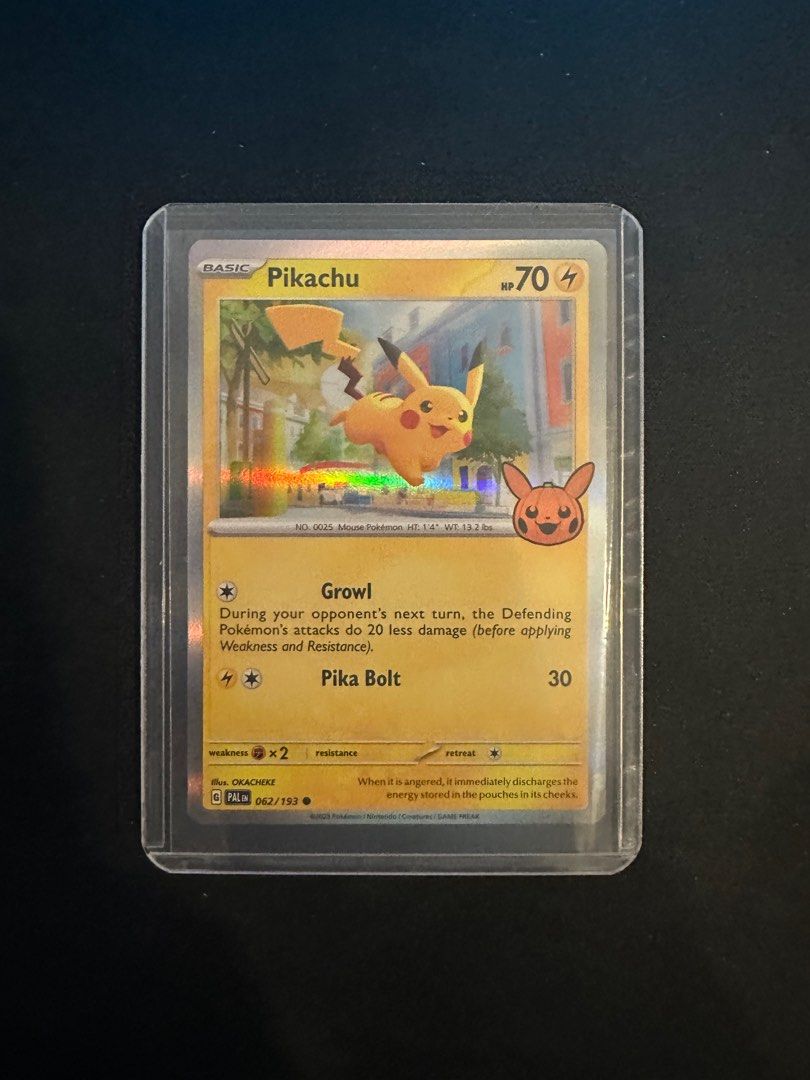 Pikachu Trick or Trade card, Hobbies & Toys, Toys & Games on Carousell