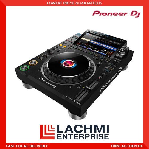 Pioneer DJ CDJ-3000 High-Resolution Pro-DJ Multiplayer (Black), Hobbies ...