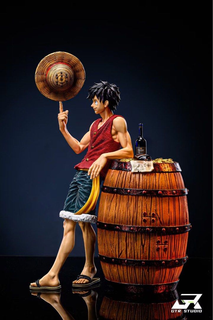 [PO] One Piece|Luffy Leaning on Barrel, Hobbies & Toys, Toys & Games on ...