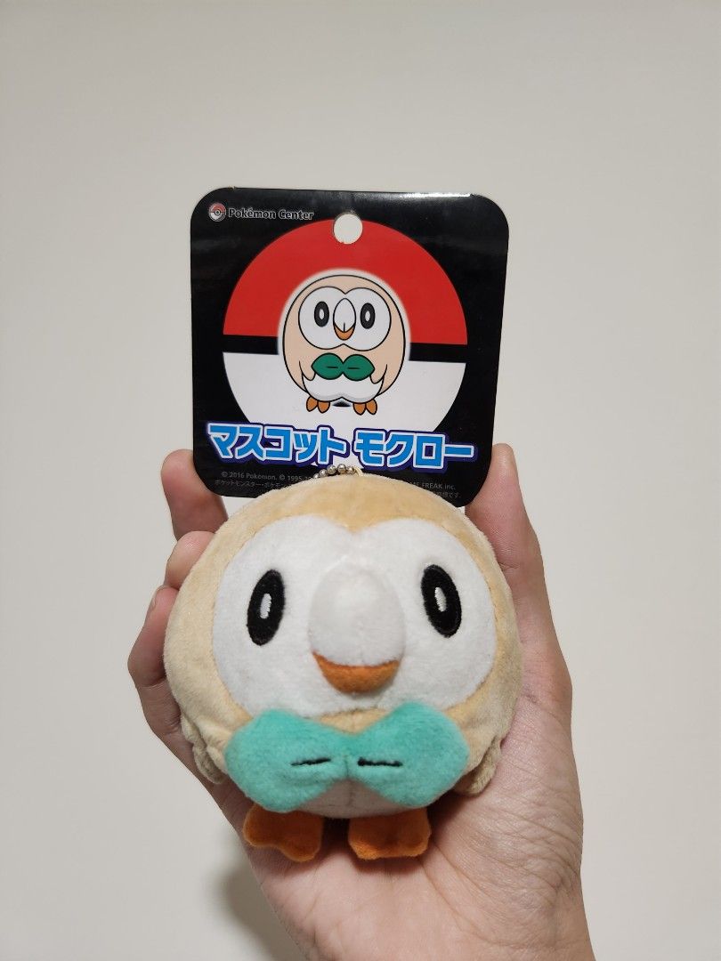 Pokemon Center Rowlet Plush, Hobbies & Toys, Toys & Games on Carousell