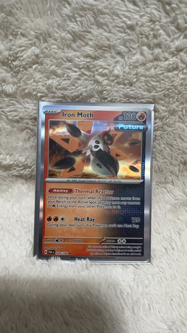 Pokemon Paradox Rift Iron Moth, Hobbies & Toys, Toys & Games on Carousell