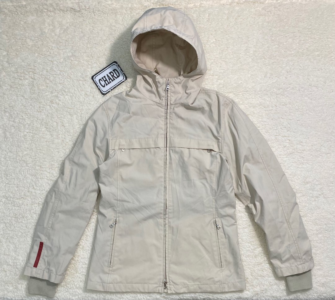 PRADA x GORETEX rain jacket ️, Luxury, Apparel on Carousell