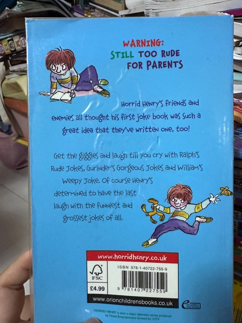 Preloved Horrid Henry story books, Hobbies & Toys, Books & Magazines ...