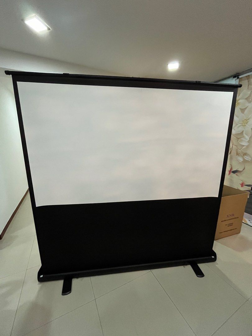 Projector screen 80 inch, TV & Home Appliances, TV & Entertainment ...