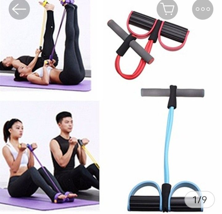 Push Up Wheel Roller Tummy Abdominal Training Stretcher Home Fitness ...
