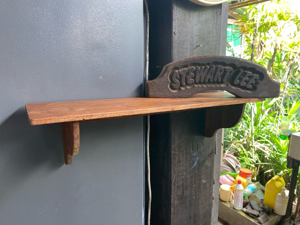 Rak / para display @ GK 65 ( solid old wood ) 26 x 6.5 inches, Hobbies ...