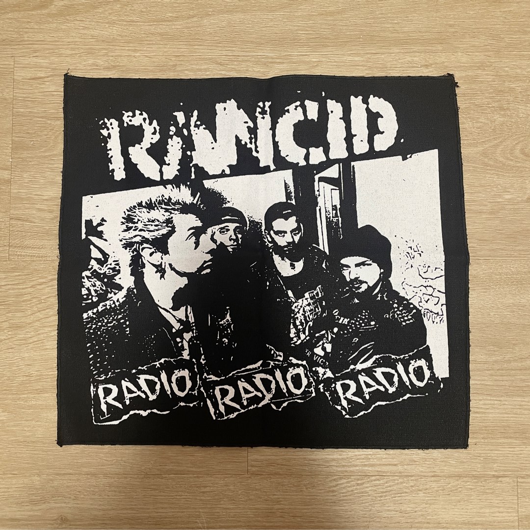 Rancid ‘Radio Radio Radio’ Back Patch, Hobbies & Toys, Memorabilia ...