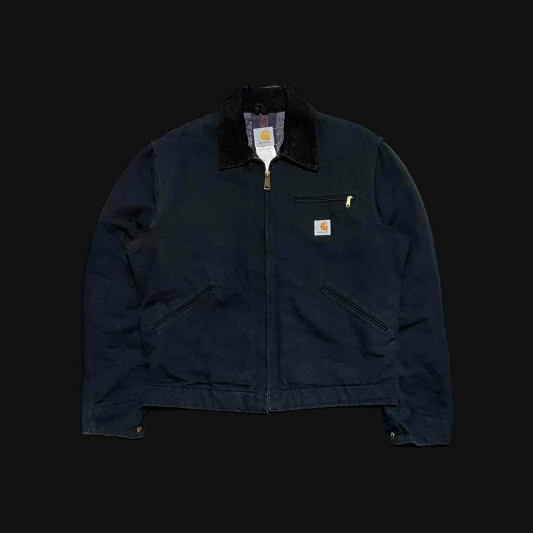 Rare CARHARTT J01 BLK Duck Blanket Lined Detroit Jacket, Men's Fashion ...