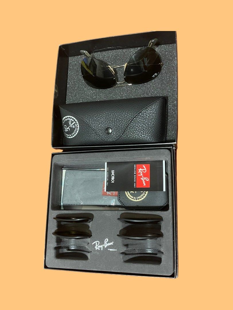 Ray-Ban Flip Out RB3460 Interchangeable, Women's Fashion, Watches ...