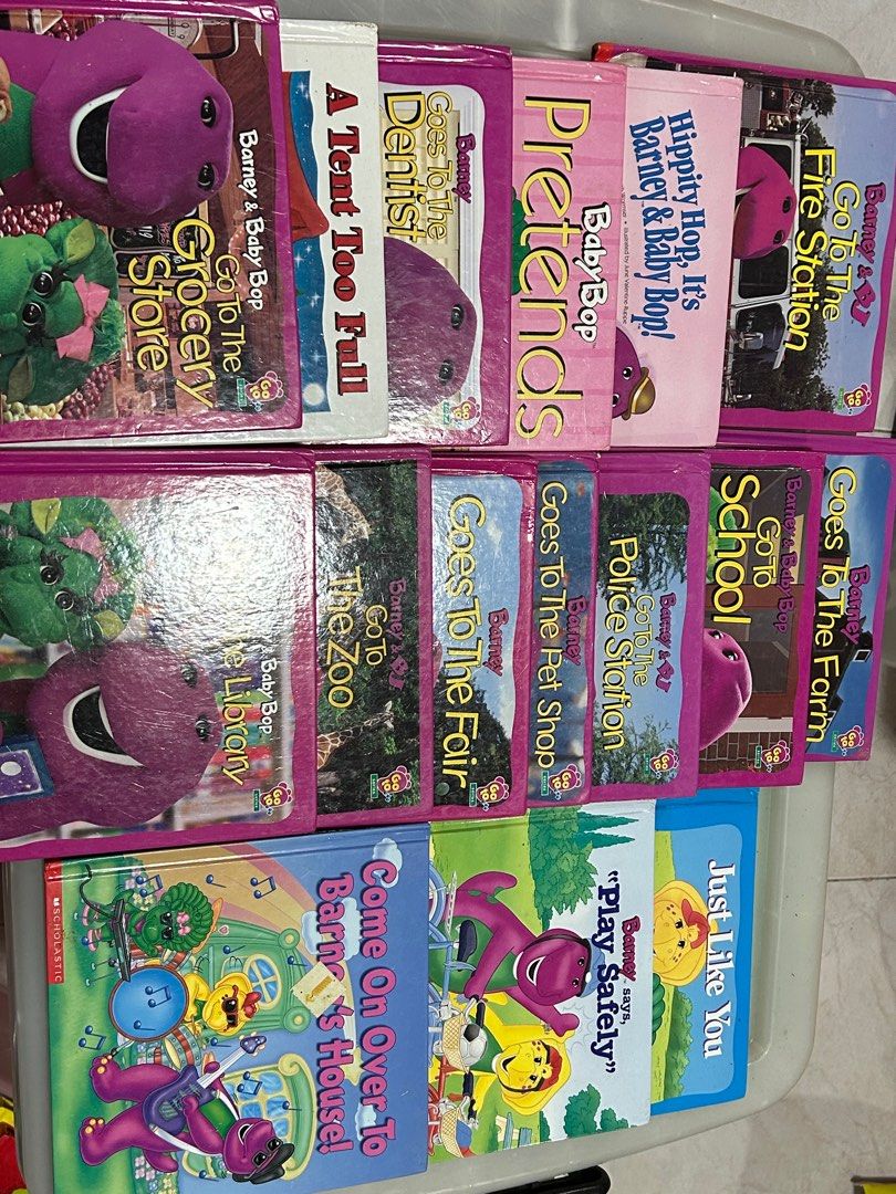 Reading Barney Books, Hobbies & Toys, Books & Magazines, Children's ...