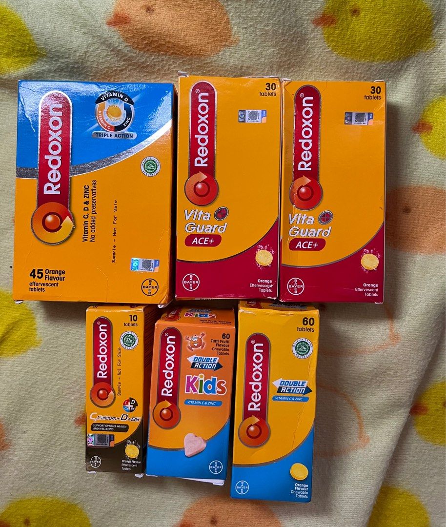 Redoxon Vita Guard ACE+ effervescent, Cal-D (C+ Calcium + D + B6 ...
