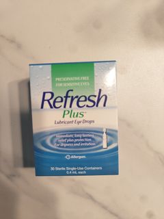 Refresh Plus Lubricant Eye Drops, Beauty & Personal Care, Vision Care ...