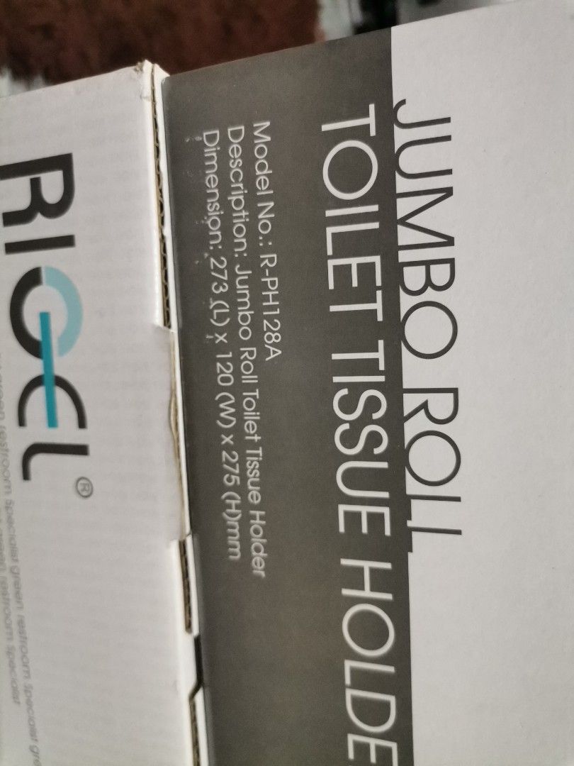 RIGEL Jumbo Roll Toilet Tissue Holder, Furniture & Home Living ...