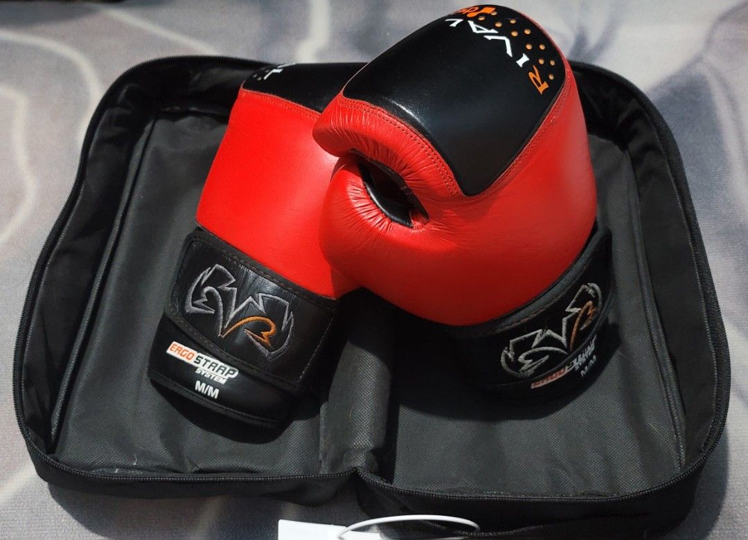 Rival RB50 Red/Black Compact Boxing Bag Gloves M/M, Sports Equipment ...