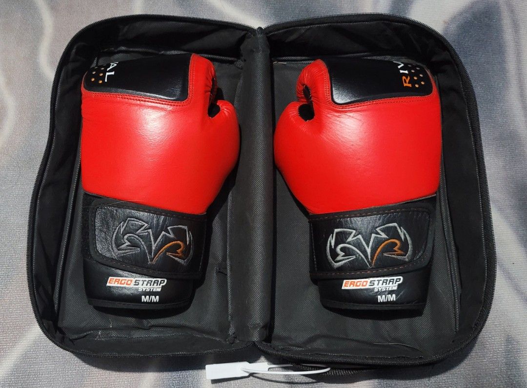 Rival RB50 Red/Black Compact Boxing Bag Gloves M/M, Sports Equipment ...