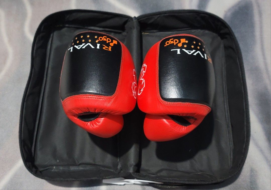 Rival RB50 Red/Black Compact Boxing Bag Gloves M/M, Sports Equipment ...