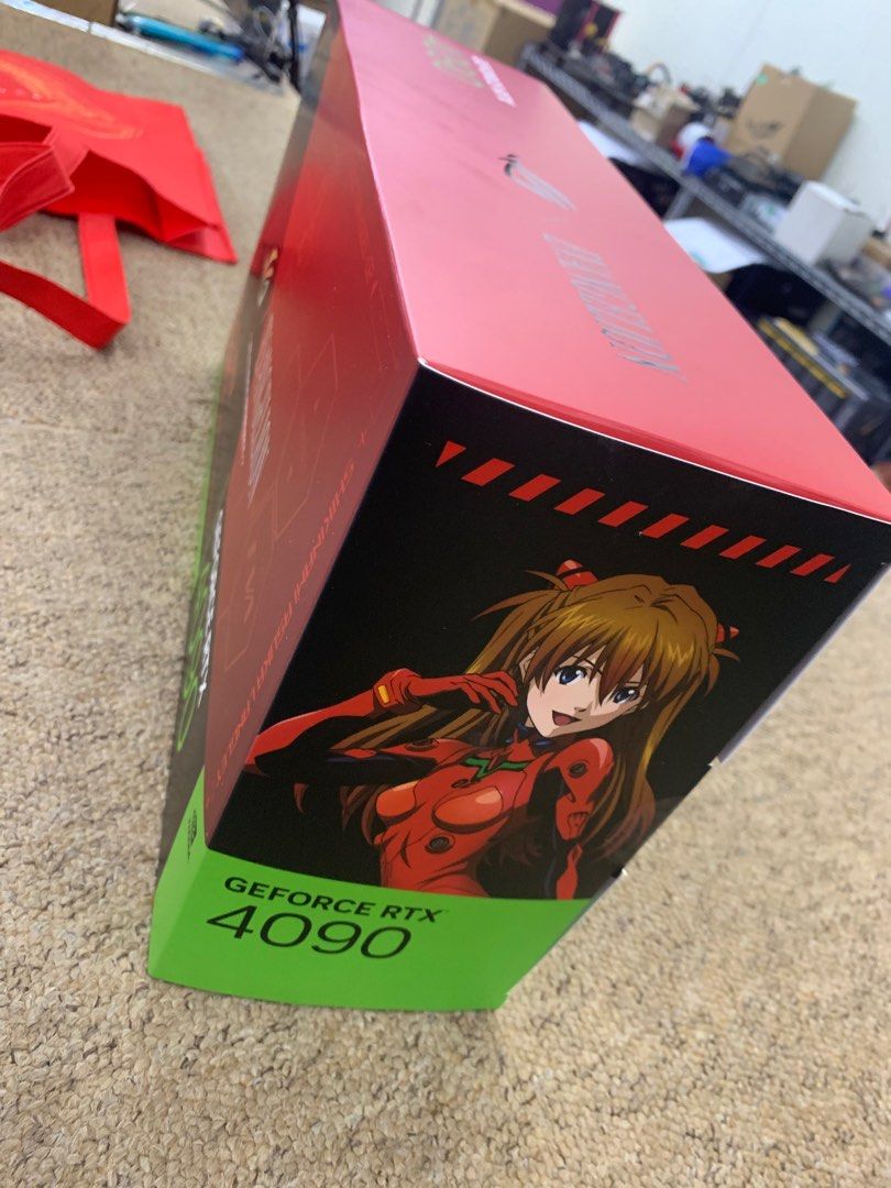 全新 ROG X EVA-02 明日香 RTX 4090 OC 24GB, 電腦＆科技, 電腦周邊及配件, 電腦周邊產品 - Carousell