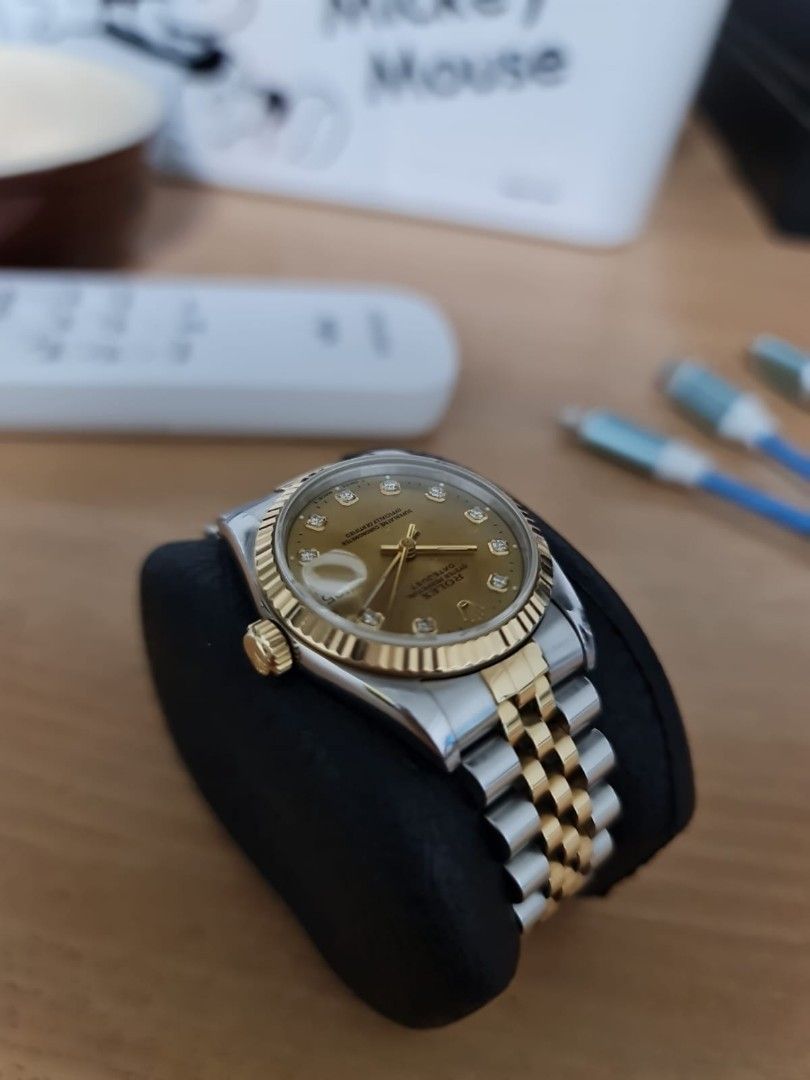Rolex Boy with diamond, Luxury, Watches on Carousell