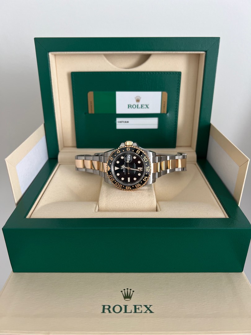 Rolex GMT Master II Half Gold, Luxury, Watches on Carousell