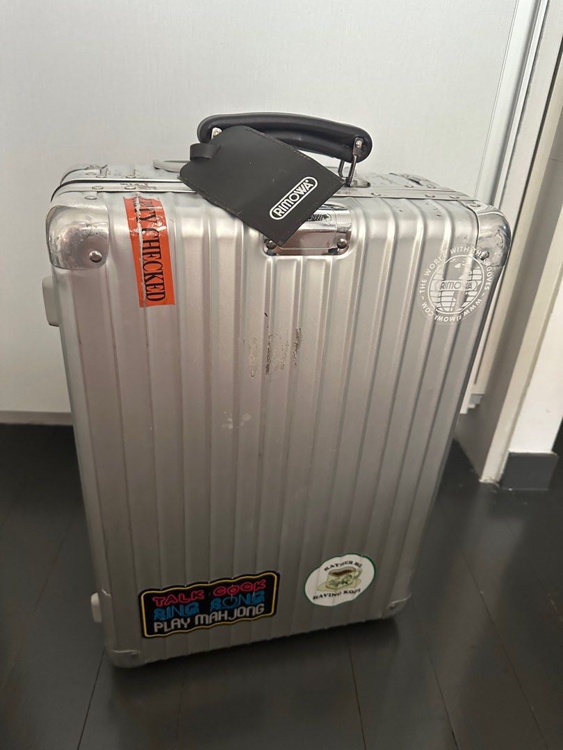 Rimowa Aluminium Classic Flight Cabin S- 2 wheels, Hobbies & Toys, Travel, Luggage on Carousell