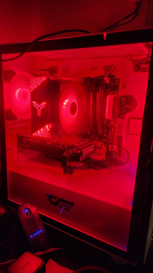 Ryzen 7 5700x Gaming desktop Computer AMD 6600XT 8GB DDR4 32GB 3200MHZ ...