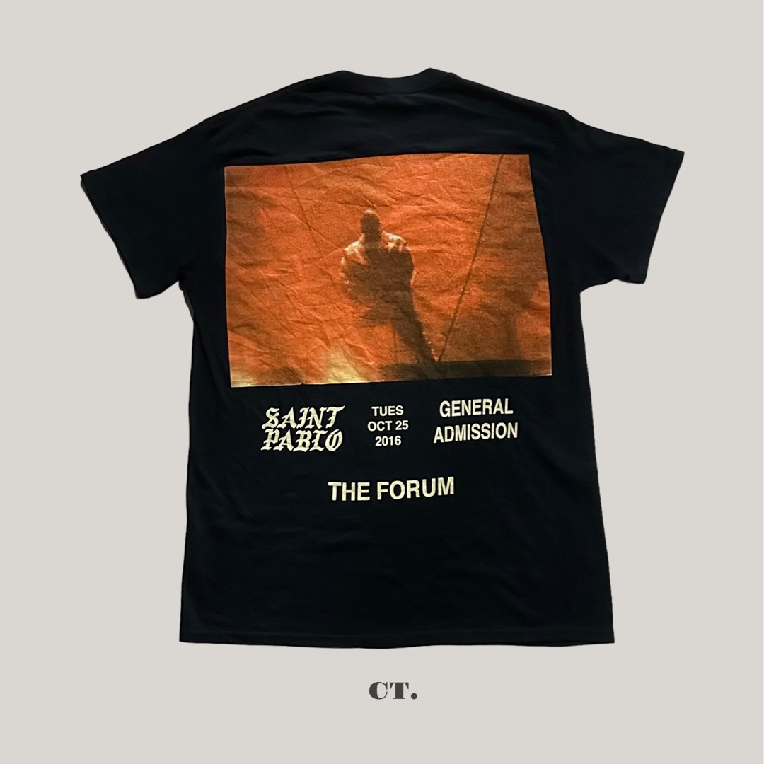Saint Pablo Kanye West Merch 2016, Men's Fashion, Tops & Sets, Tshirts ...
