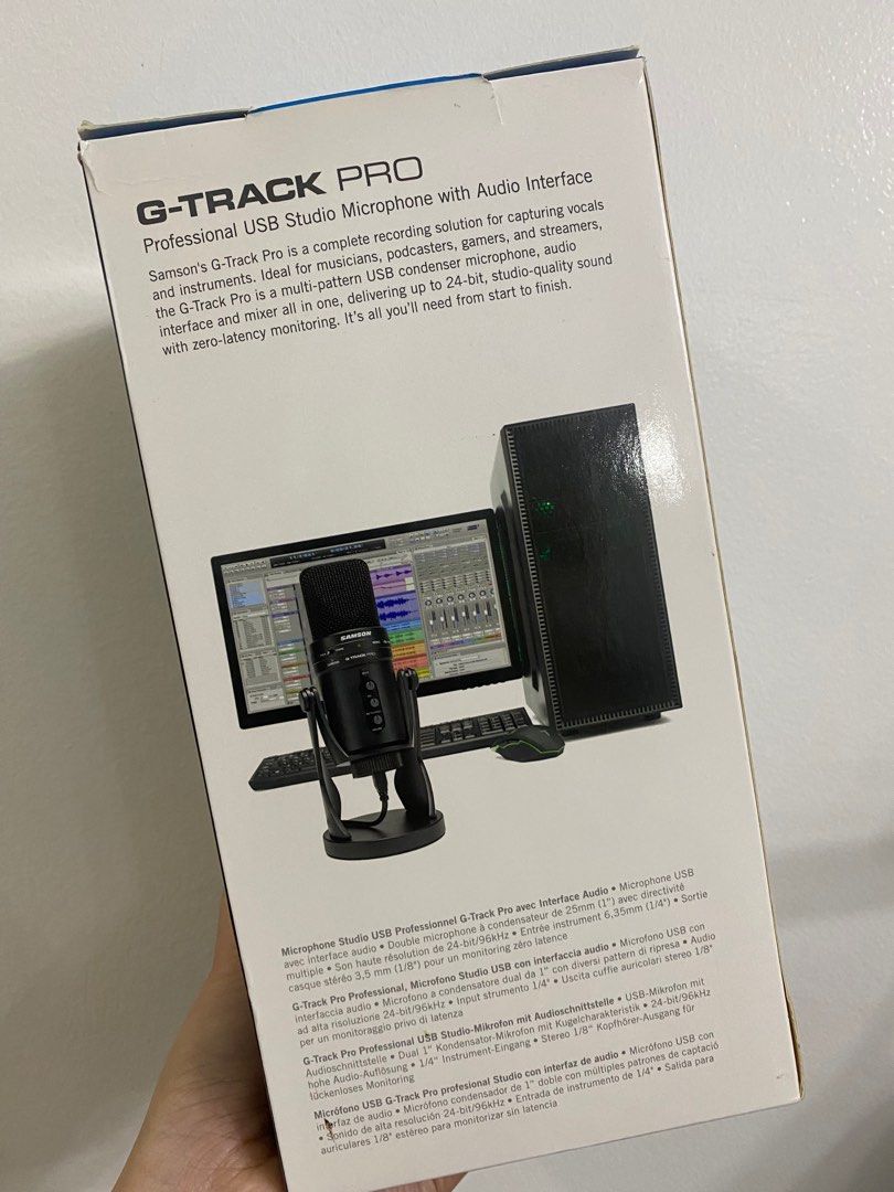 Samson G Track Pro Professional Studio Microphone, Audio, Microphones ...