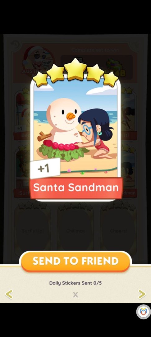 Santa Sandman Monopoly Go, Everything Else, Others on Carousell