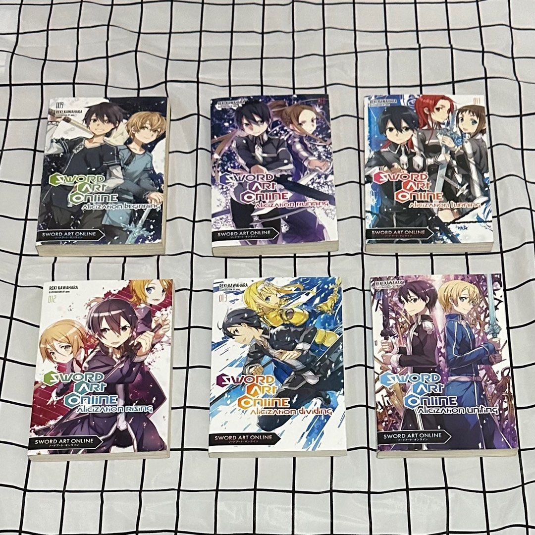 SAO ALICIZATION light novels, Hobbies & Toys, Books & Magazines, Comics ...
