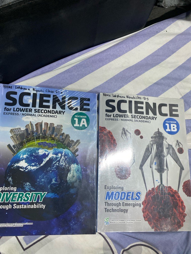 Science for Lower Secondary Express/ Normal Textbook 1A and 1B, Hobbies ...