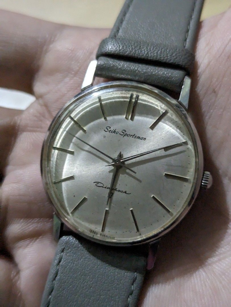 Seiko Sportsman (BMBY Sept. 1961 Diashock 17 Jewels), Men's Fashion, Watches & Accessories ...