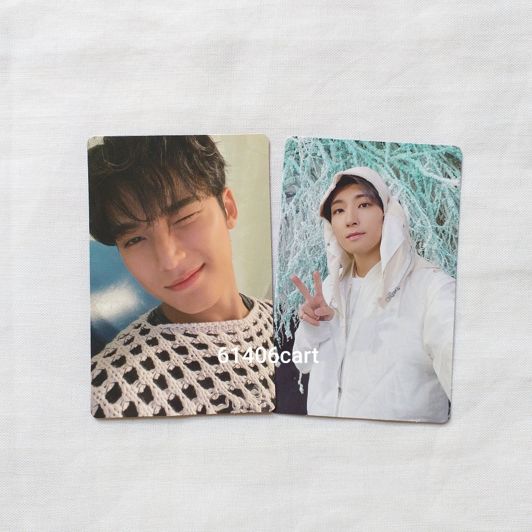 Seventeen Mingyu Wonwoo photocard set (attaca carat version wink new height sector 17 seventeen ...