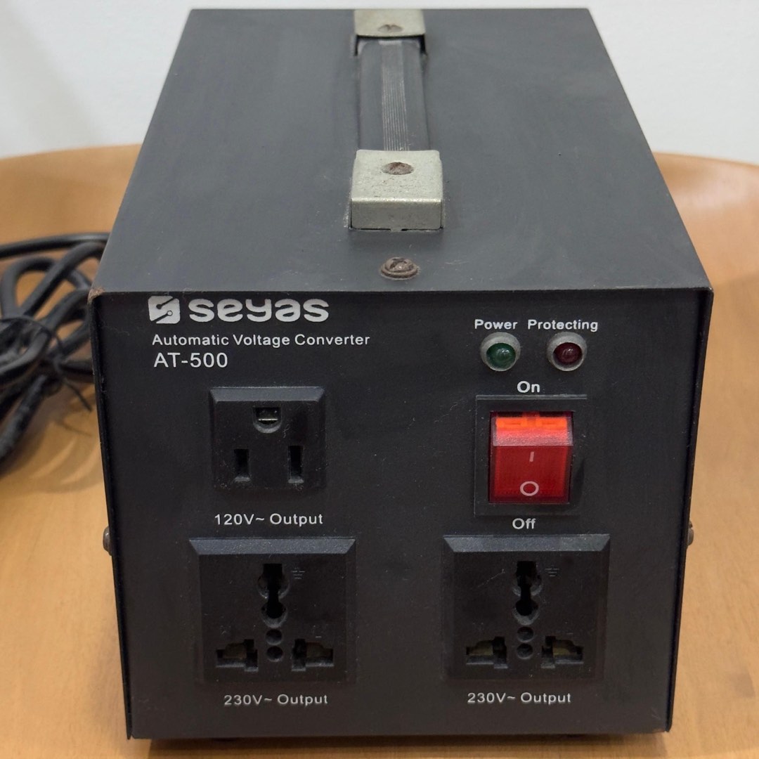 SEYAS Automatic Voltage Converter AT-500 (USED), Computers & Tech ...