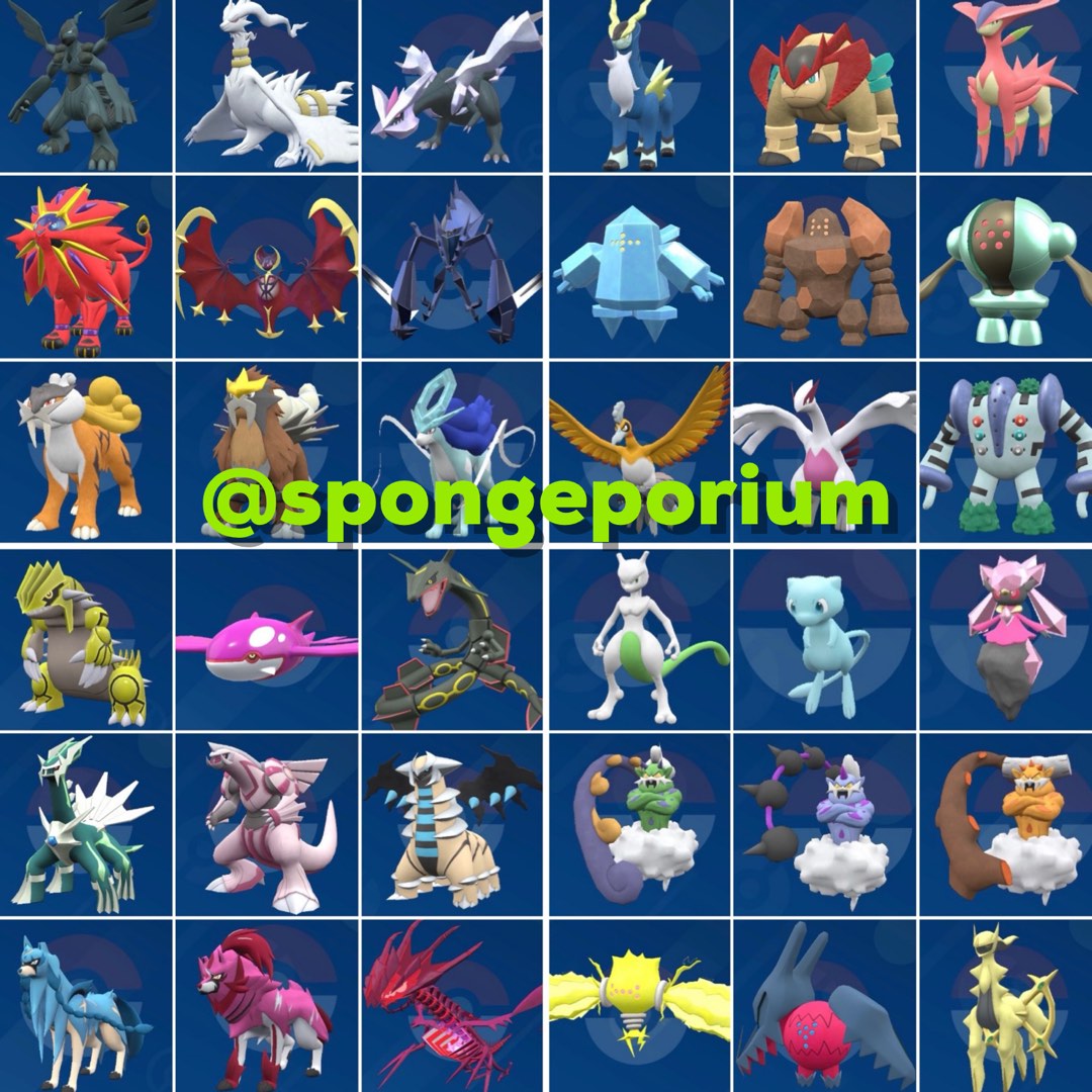 Shiny Legendary & Mythical Pokemon (Pokemon Scarlet & Violet) (Nintendo ...