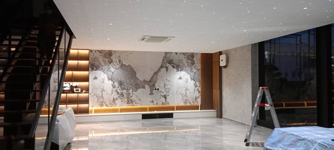 SINTERED STONE FEATURE WALL, Furniture & Home Living, Home Decor, Wall ...