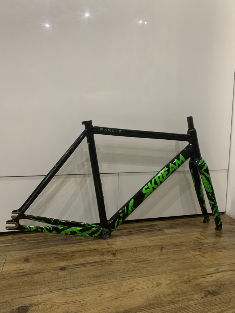 skream ranger black / neon frameset, Sports Equipment, Bicycles & Parts ...