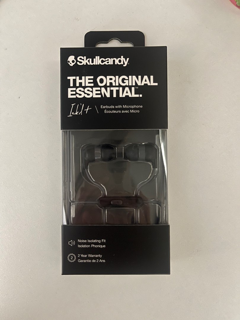 SkullCandy Inkd+ Earphones, Audio, Earphones on Carousell